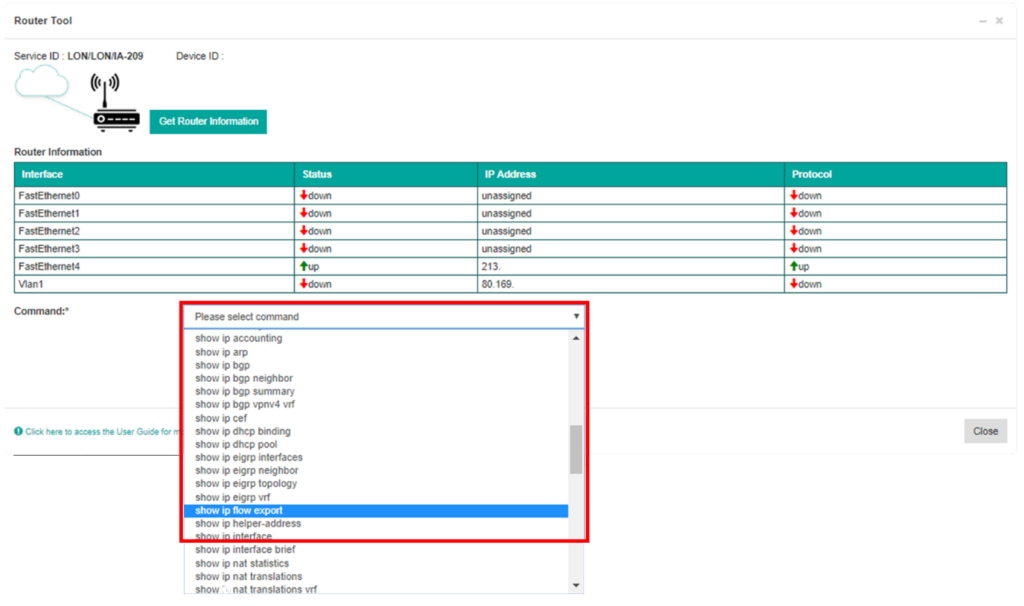 How to use the Router Tool? - Colt Online Help