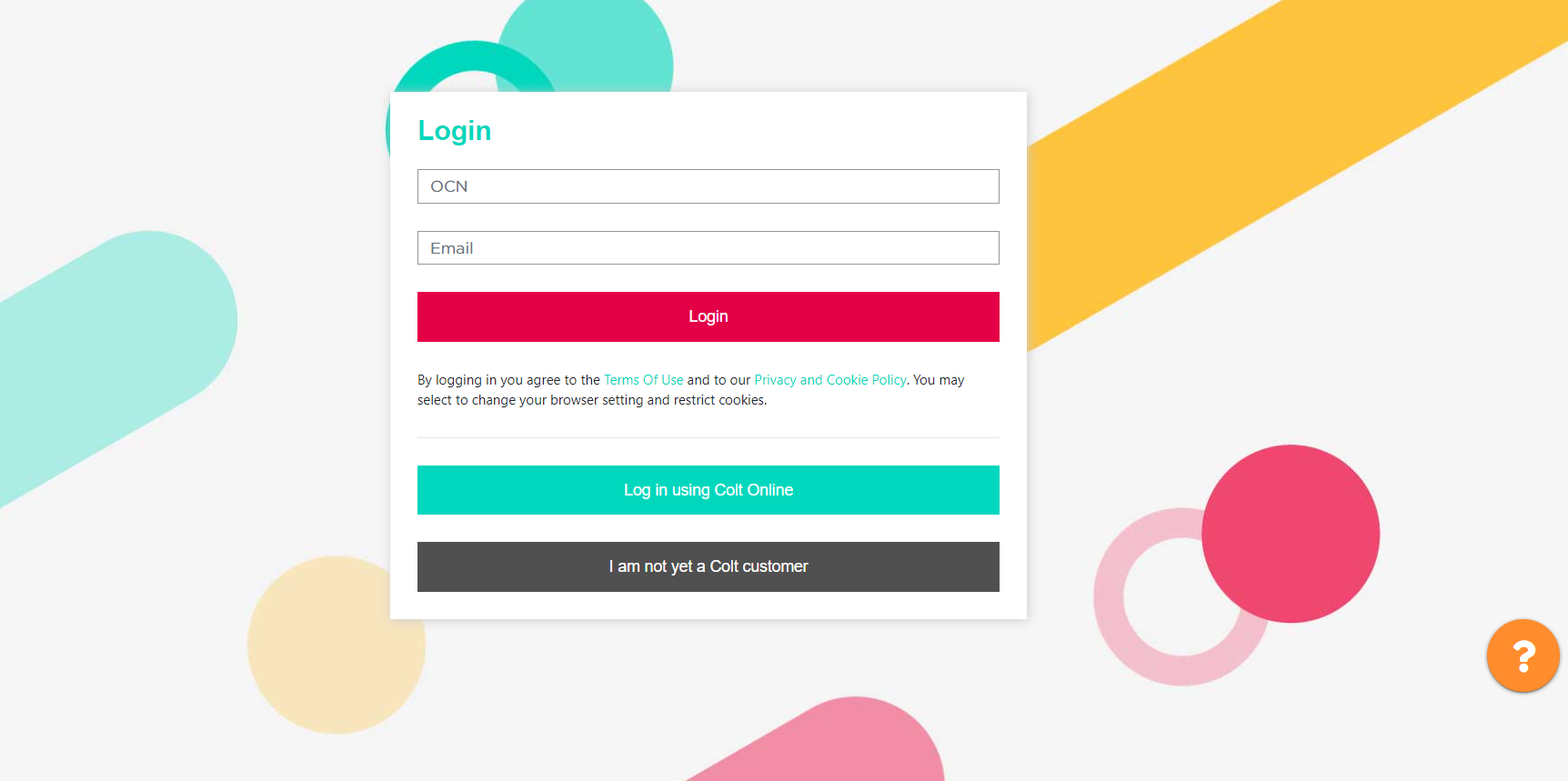Operator Connect - Ordering Portal - Colt Online Help