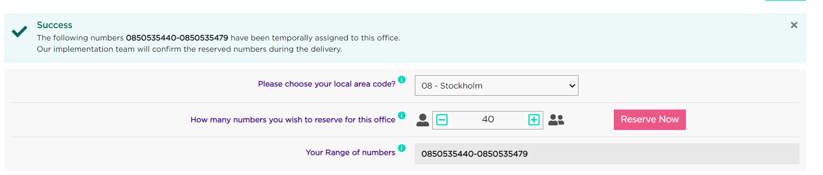 Operator Connect - Ordering Portal - Colt Online Help