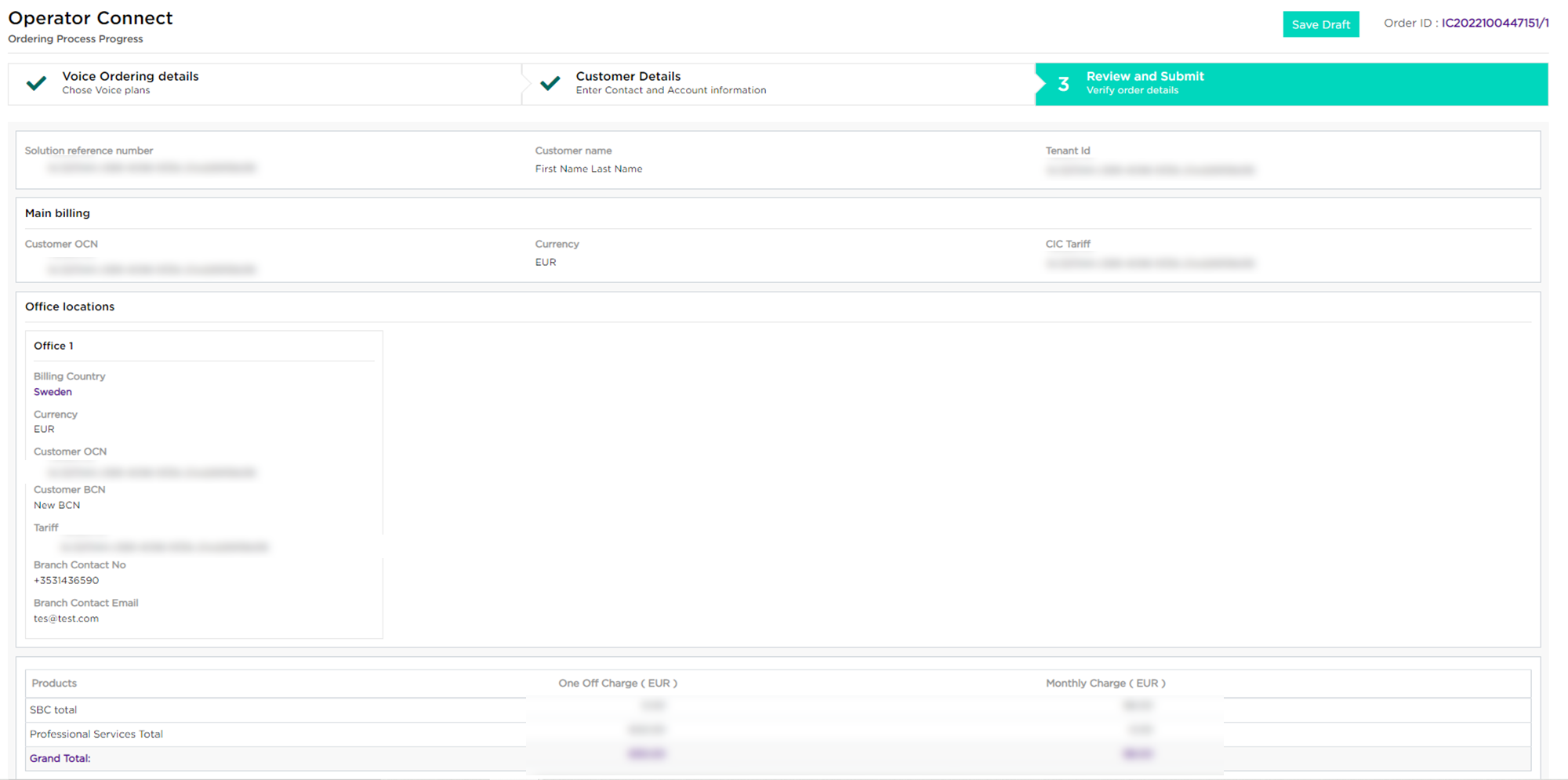 Operator Connect - Ordering Portal - Colt Online Help
