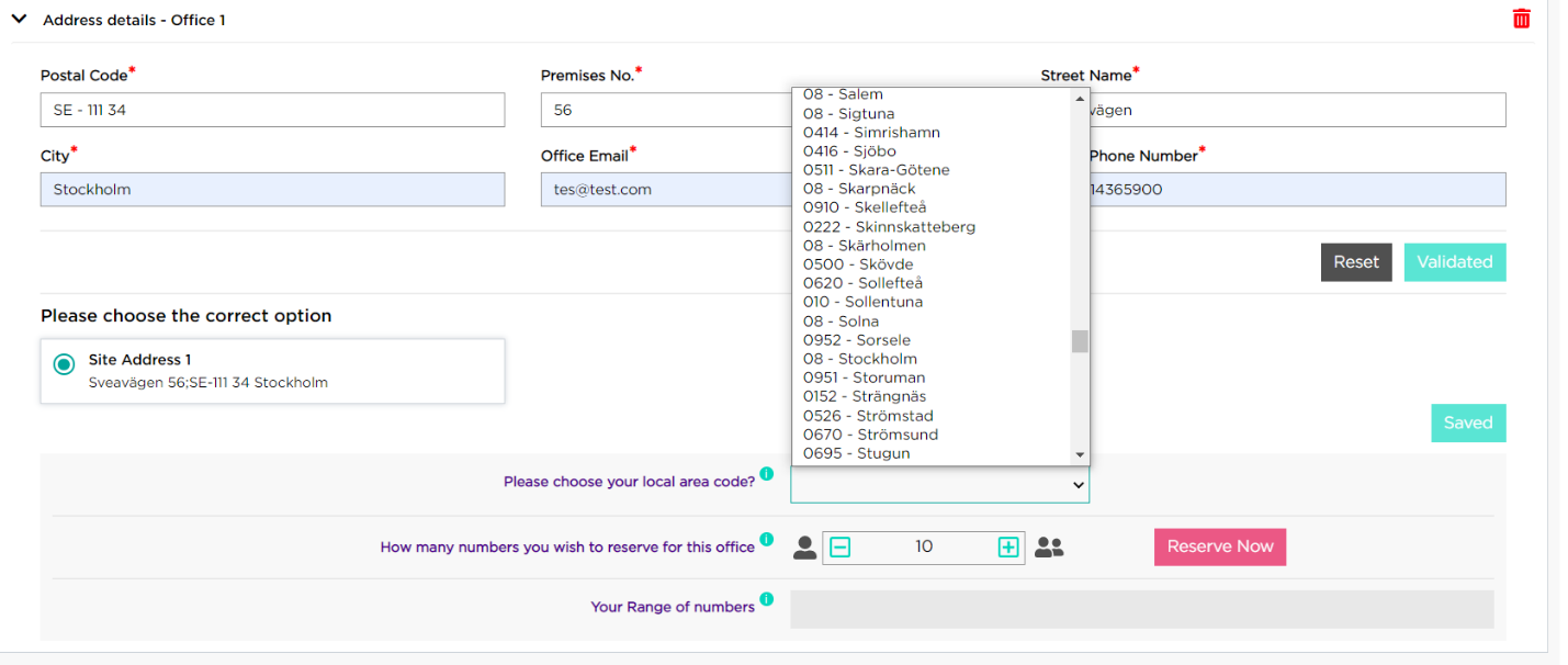 Operator Connect - Ordering Portal - Colt Online Help