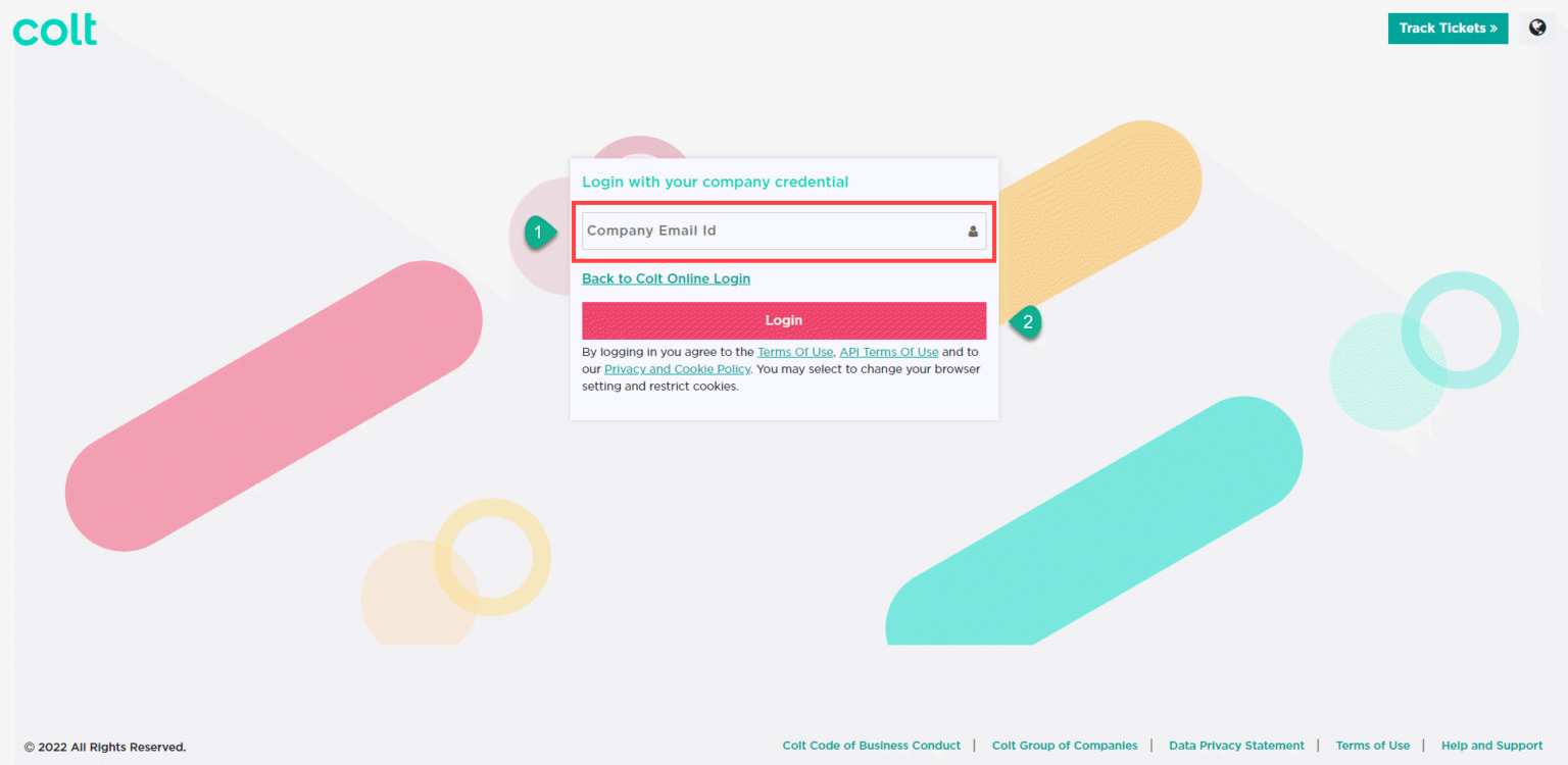 How to login to Colt Online using my company credentials? - Colt Online ...