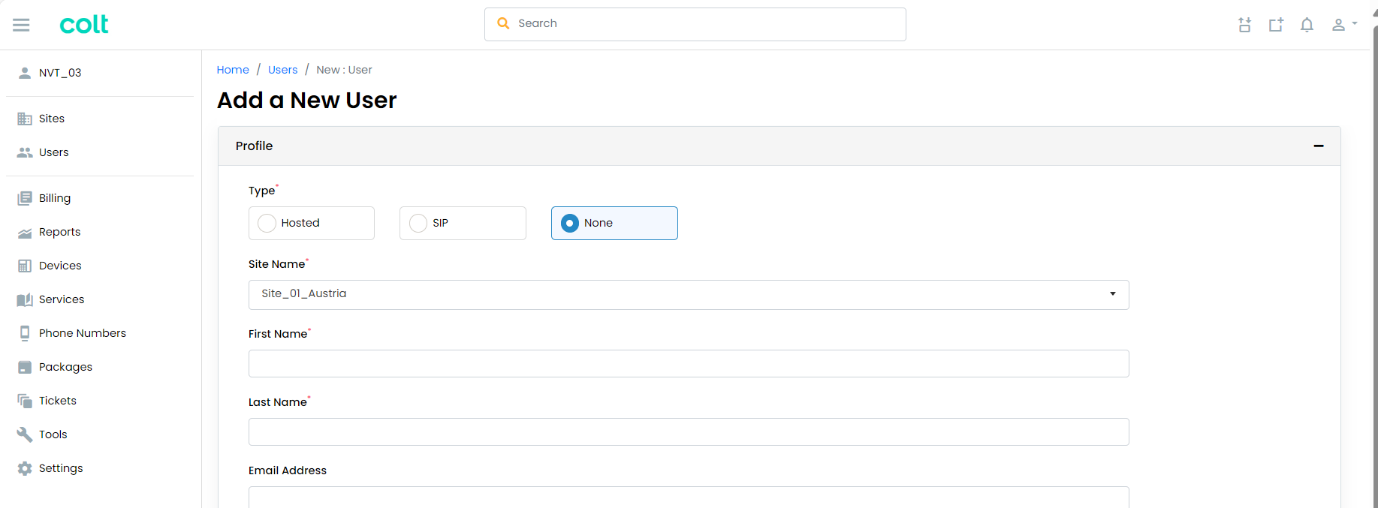 UBOSS Portal Guide - Colt Online Help