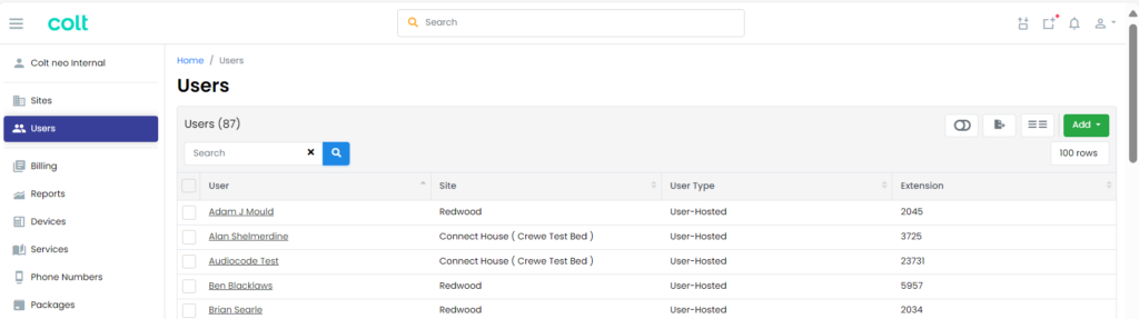 UBOSS Portal Guide - Colt Online Help